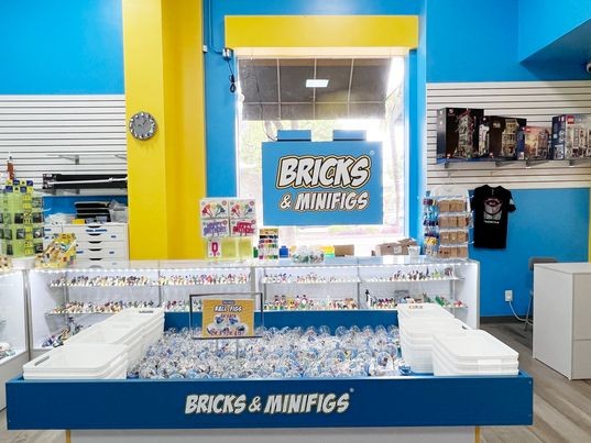 bricks and minifigs