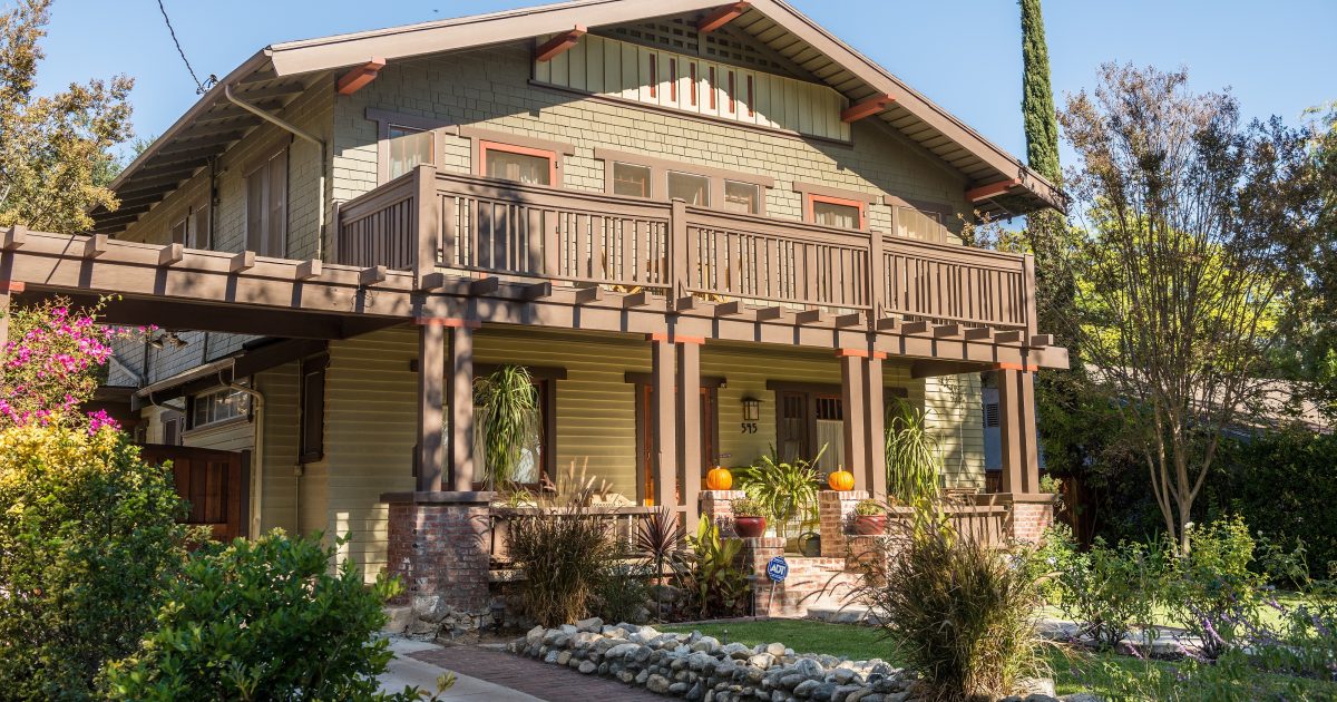 Craftsman Homes Pasadena California