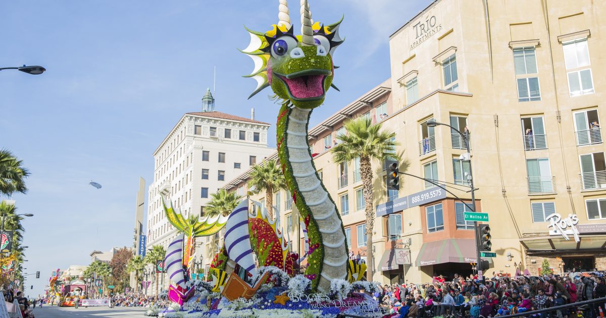 First Rose Bowl Parade